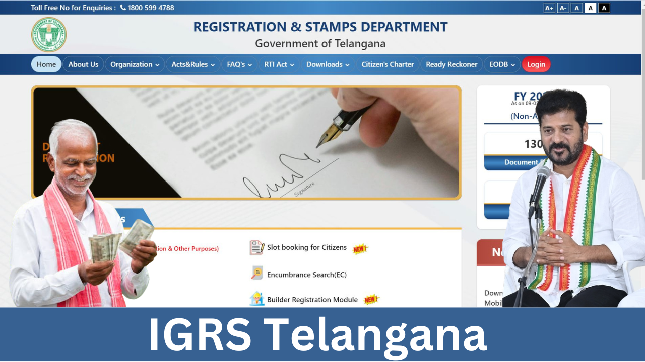 IGRS Telangana 2025: Registration, EC Search (registration.telangana ...